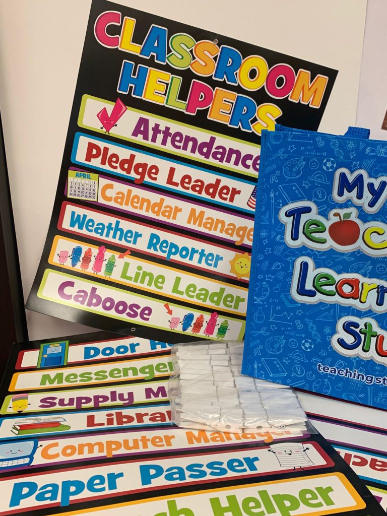 Classroom Management Tools: Job Organization : Teaching & Learning Stuff