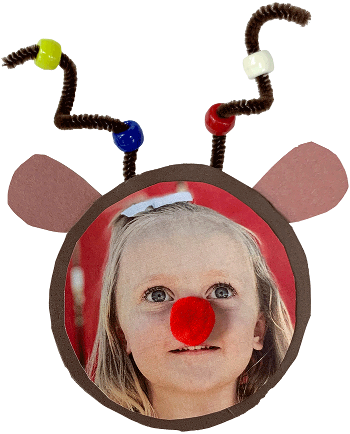 Reindeer Photo Frame Magnet : Teaching & Learning Stuff