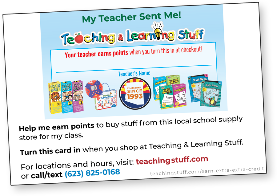Earn Extra Extra Credit : Teaching & Learning Stuff